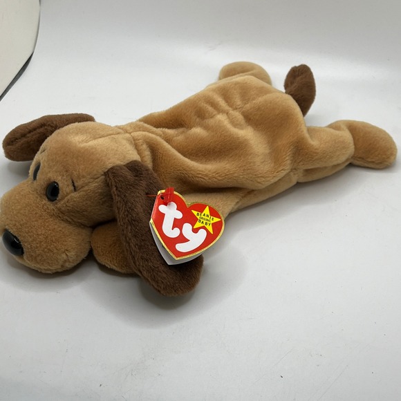 Ty | Toys | Ty Beanie Babies Bones Dog 993 Style 401 Pvc Pellets 1st ...